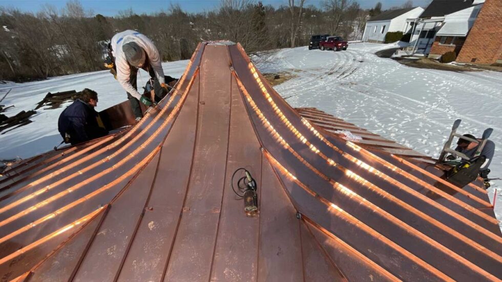 Residential Roof Replacement – Ornamental Copper Roof | Diversified ...